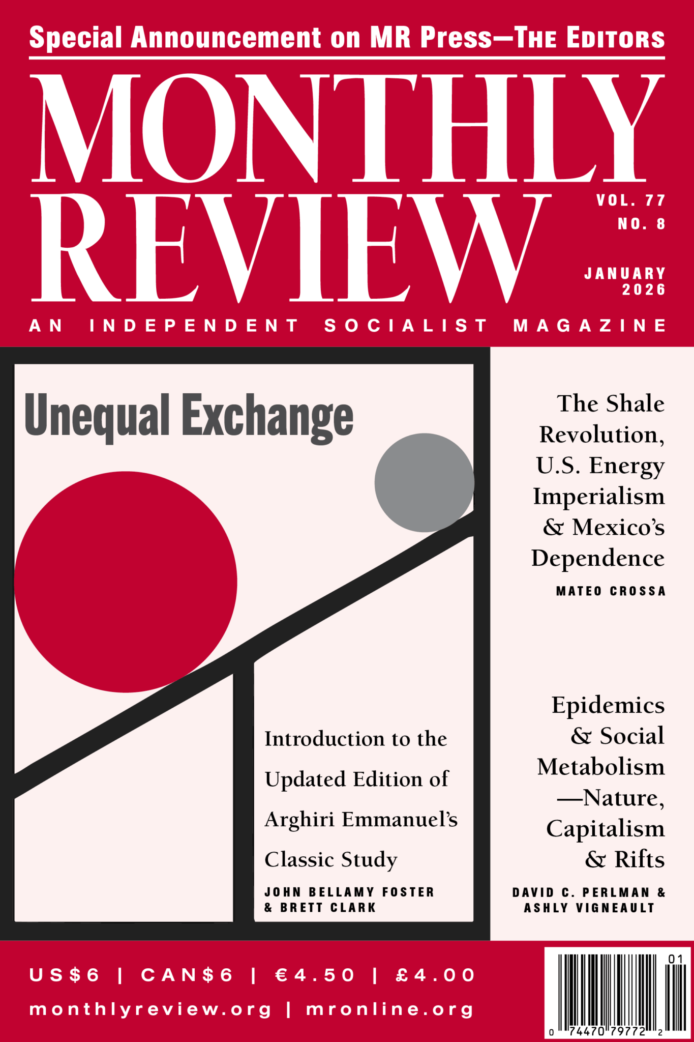 Vol. 77, No. 08 (January 2026) Archives - Monthly Review